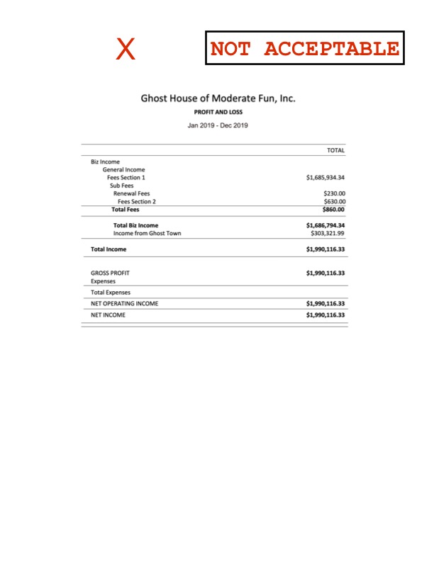 Inc. 5000 | What are the acceptable forms of Revenue Verification ...